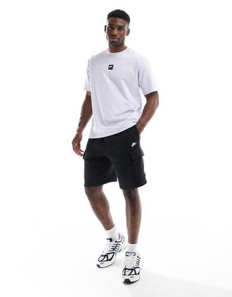 Nike Club Fleece - Cargo-Shorts in Schwarz