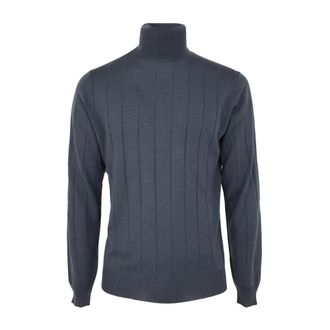 FILIPPO DE LAURENTIIS Stahl Merino Rollkragenpullover - - Knitwear - Herren - Grau - 2XL