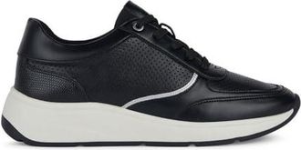 Geox Femme D Cristael D Basket, Noir, 38 EU