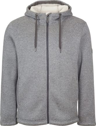ELKLINE Herren Strickfleecejacke No Idea 1014074, Größe:XXL, Farbe:lightgrey - offwhite