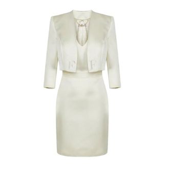 Elisabetta Franchi Duchesse Kleid - - Dresses - Damen - Gelb - XL