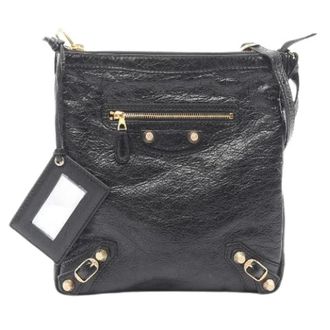 Balenciaga Sac bandouli&egrave;re classique en cuir Pre-owned - Femme - Pre-owned - Noir - Taille: ONE Size