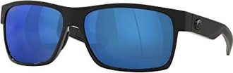 Costa Costa Half Moon Mirrored Polarized Sunglasses Blue Mirror 580P/CAT3