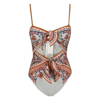 Zimmermann Femme, Maillots de bain, Multicolore, Taille: 38 FR Maillot de bain une pi&egrave;ce foulard Aster