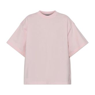 Jil Sander Femme, Tops, Rose, Taille: 36 FR T-shirt avec logo imprim&eacute;