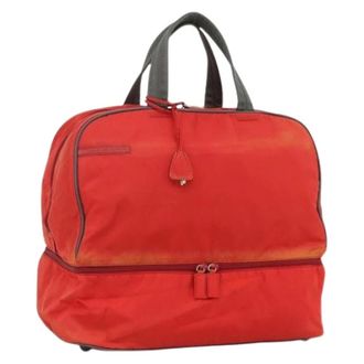 Prada Sac Boston Vintage Pre-owned - Femme - Pre-owned - Rouge - Taille: ONE Size