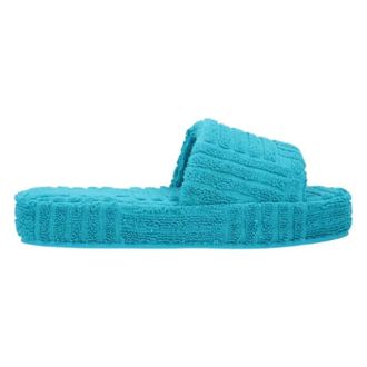 Bottega Veneta Baumwolle sandals - - Shoes - Damen - Blau - 39 EU