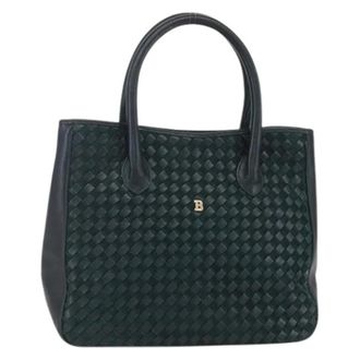 Bally Pre-owned Leder Tote Bag - - Pre-owned - Damen - Gr&uuml;n - ONE SIZE