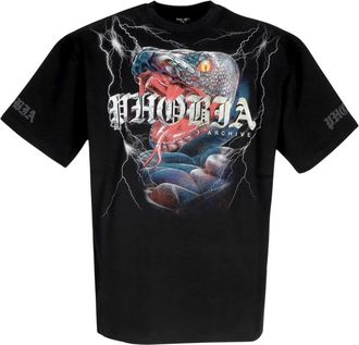 Phobia Archive Homme, Tops, Noir, Taille: M Snake Tee
