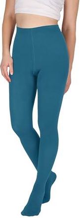 Sesto Senso Collants Femme Turquoise Opaque Lisse Microfibre 80 DEN Turquoise Fonc&eacute; XL P&eacute;trol