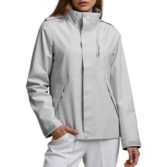 Generic Veste Femme Chic Et Elegant Veste dext&eacute;rieur coupe-vent unisexe &eacute;l&eacute;gante et polyvalente pour toutes vos activit&eacute;s quotidiennes (Light Gray, XXL)