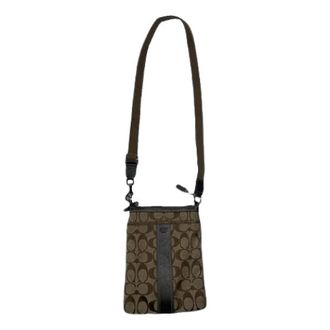 Coach Pre-owned Stoff-Schultertasche - - Pre-owned - Damen - Braun - ONE SIZE