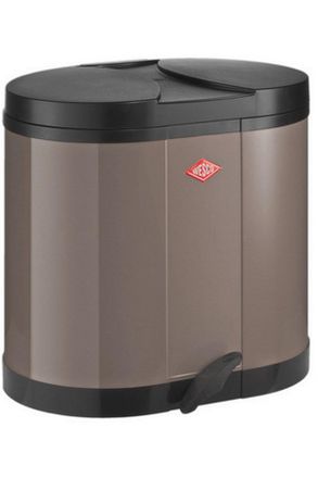 WESCO Abfallsammler &Ouml;kosammler 170, Grau, Kunststoff, 2X15 L, 45x43x36 cm, Made in Germany, K&uuml;chen, K&uuml;chenausstattung, M&uuml;lleimer