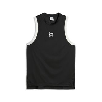 Puma Fundamentals Mesh Tanktop Herren, Accessoires, Schwarz, 3XL