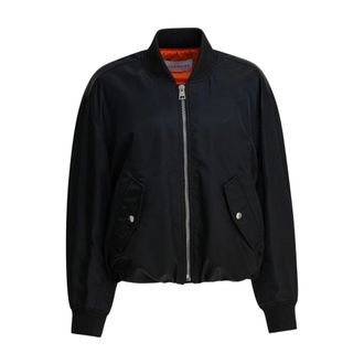 Givenchy Cropped Cocoon Bomber - - Jackets - Damen - Schwarzk - M