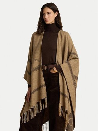 Lauren Ralph Lauren Poncho 454P23618004 Hellbraun