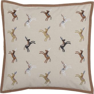 Bloomingville Mini Doglas Kissen, Braun, Baumwolle, L40xB40 cm