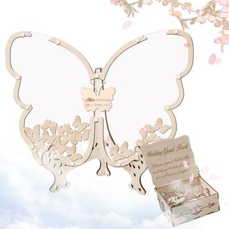 Generic Hochzeitsg&auml;stebuch Optionen - Holz&auml;stebuch Hochzeitsempfang - Unterschrift G&auml;stebuch Erinnerungsst&uuml;cke f&uuml;r Geburtstage Pr&uuml;fung Verlobung