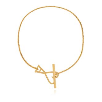 Ami Armband mit logo-f&ouml;rmigem Anh&auml;nger - - Accessories - unisex - Gelb - S