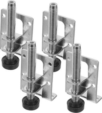 Artibetter 4stücke Verstellbare Möbelbeine Robuste Nivellierfüße Für Schränke Tische Stühle Mit Rutschfesten Pads Und Einstellbarer Höhe Für Unebene Böden