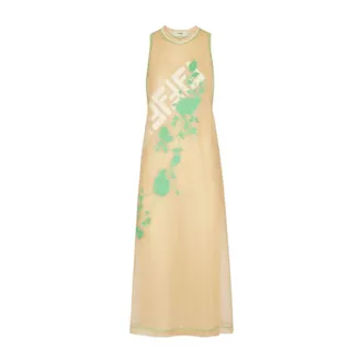 Fendi Damen, Kleider, Beige, SGr&ouml;&szlig;e