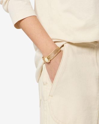 Isabel Marant Bracelet Hanae - Femme - &Eacute;cru - Taillet1 - Isabel Marant