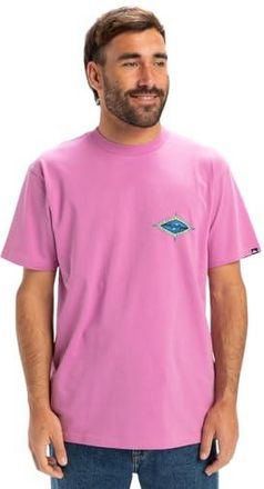 Quiksilver T-Shirt Manche Courtes EV Beach Blast SS Homme Violet S