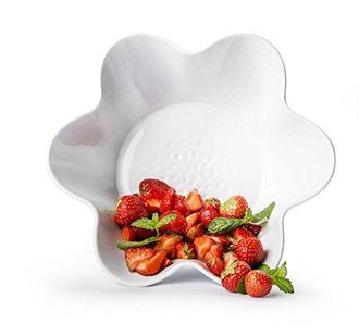 Sagaform Piccadilly Geschenkset Servierschale, Keramik, Wei&szlig;, 25 x 25 x 8 cm