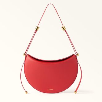 Furla Moonstone Schultertasche M M1 Red Rot Sidney-kalbsleder Damen