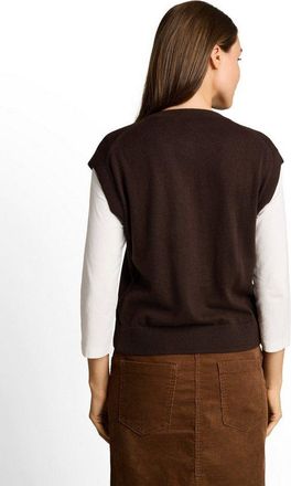 Tom Tailor Cardigan Regular mit Knopfleiste / ohne &Auml;rmel / Strickweste