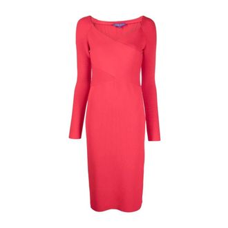 Ralph Lauren Gestricktes Midikleid - - Dresses - Damen - Rot - S