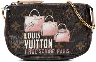 Louis Vuitton Crossbody Bags - Monogram Affiche Mini Pochette Accessoires - Gr. unisize - in Braun - f&uuml;r Damen