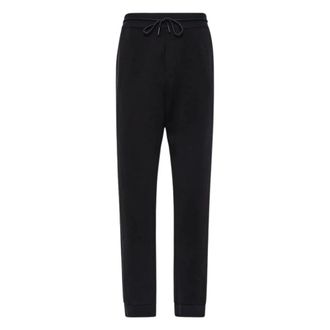 Duno Schwarze Jogginghose aus technischer Baumwolle - - Trousers - Herren - Schwarzk - 2XL
