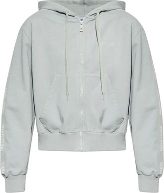 Moschino Femme, Sweatshirts et sweats &agrave; capuche, Bleu, Taille: 42 FR Logo SweaT-shirt