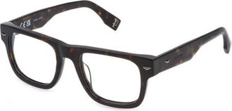 Police Homme, Accessoires, Brun, Taille: 52 MM Vplq72 Eyeglasses