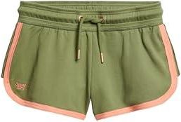 Superdry Athletic Essentials Logo Racer Short pour femme Vert olive Kaki 34, vert olive, kaki, 34