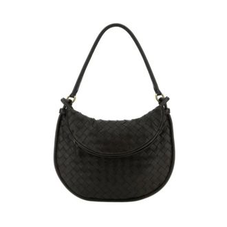 Bottega Veneta Femme, Sacs, Brun, Taille: ONE Size Gemelli Intrecciato Sac &agrave; bandouli&egrave;re en cuir