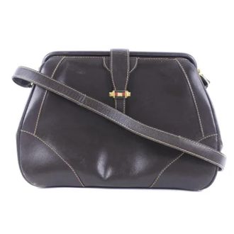 Gucci Pre-owned Leder crossbody-taschen - - Pre-owned - Damen - Braun - ONE SIZE