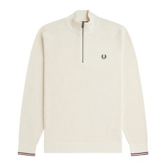 Fred Perry Rollkragenpullover - - Knitwear - Herren - Beige - M