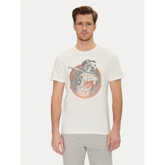 Blend T-Shirt 20717764 Wei&szlig; Regular Fit