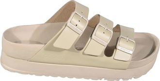 Birkenstock Femme, Chaussures, Beige, Taille: 39 EU Florida III Flex Platform Narrow Fit