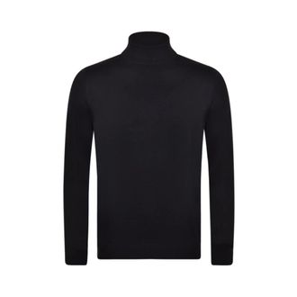 Gran Sasso Extrafine Merinowolle Rollkragenpullover - - Knitwear - Herren - Schwarzk - L