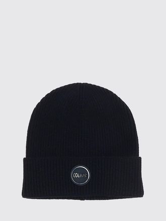 Colmar Beanie aus 100% Schurwolle mit Umschlag und Logo-Patch