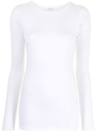 Nili Lotan T-Shirt mit rundem Ausschnitt - Wei&szlig;