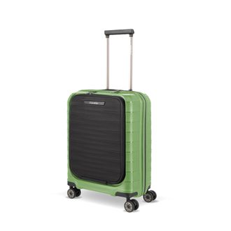 Travelite Handgep&auml;ck Koffer klein, MOOBY S+ mit Vortasche, 55x40x23 cm, 2,9 kg, Kratzfeste Hartschale, mit recyceltem Material, Trolley mit 4 Doppelrollen, TSA-
