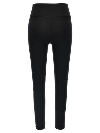 Balenciaga Womens Black Polyester Leggings Clothing