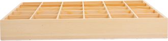 Garneck Holz Schmucktablett Organizer Mit 30 F&auml;chern Offen F&uuml;r Schubladenordner Schmuckaufbewahrung F&uuml;r Zuhause Langlebig Vielseitig