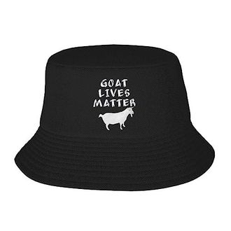 Generic Chapeau De Seau Goat Lives Matter Chapeaux De Visi&egrave;re Mode &Eacute;t&eacute; Bonnet De Soleil, pour Plage, Chasse, De P&ecirc;che, 56-58cm