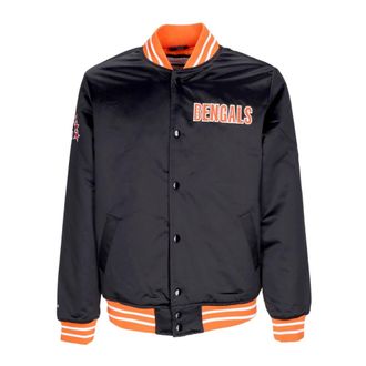 Mitchell & Ness Homme, Vestes, Noir, Taille: S Blouson NFL Cincinnati Bengals Célébration