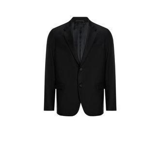 Saison 1865 egrain-anzugjacke - schwarz